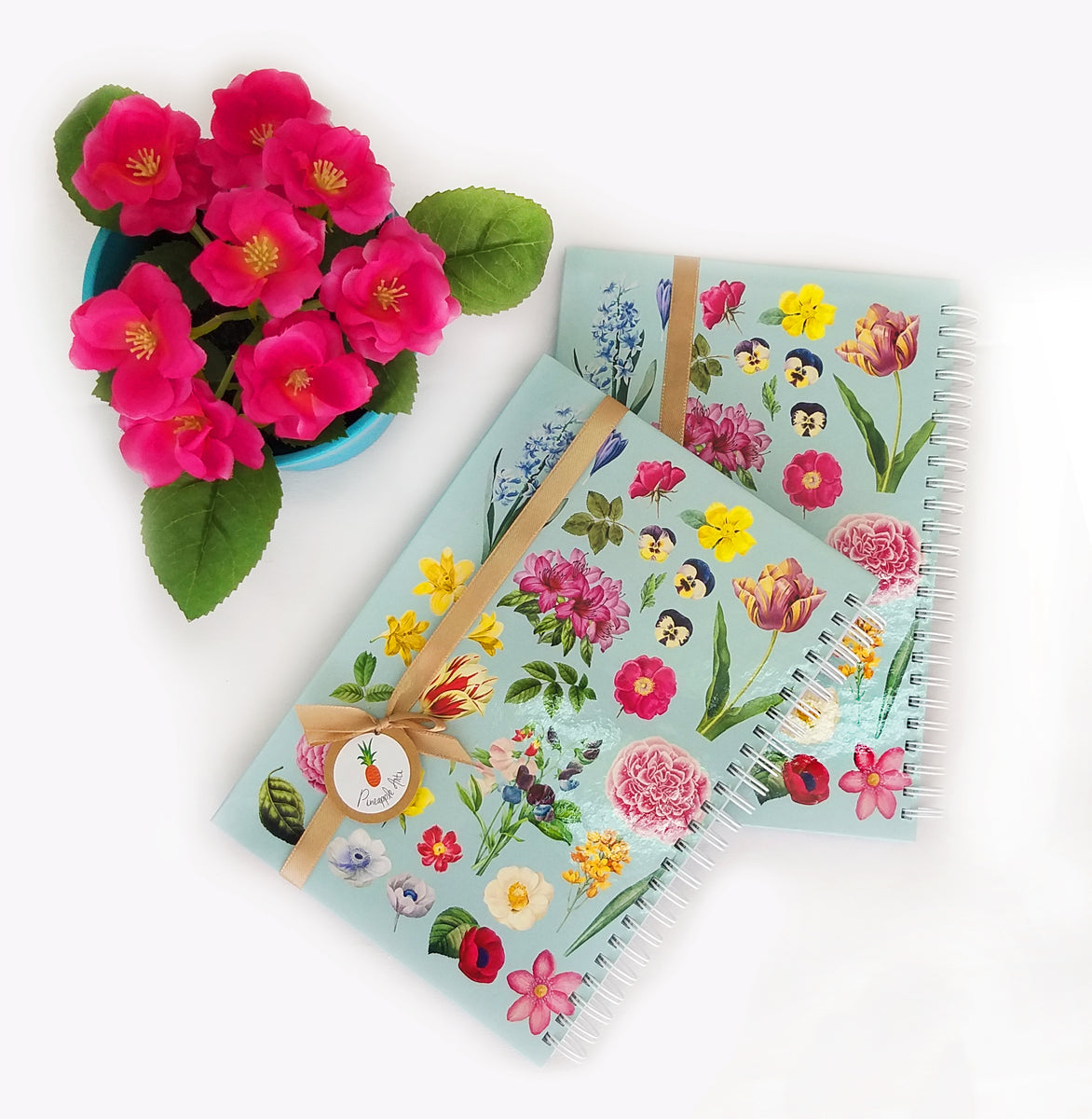 Flowers notebook – Pineapplearti